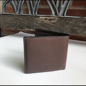 Coach | Bags | Coach Mens Double Billfold Sport Calf F7584 | Poshmark